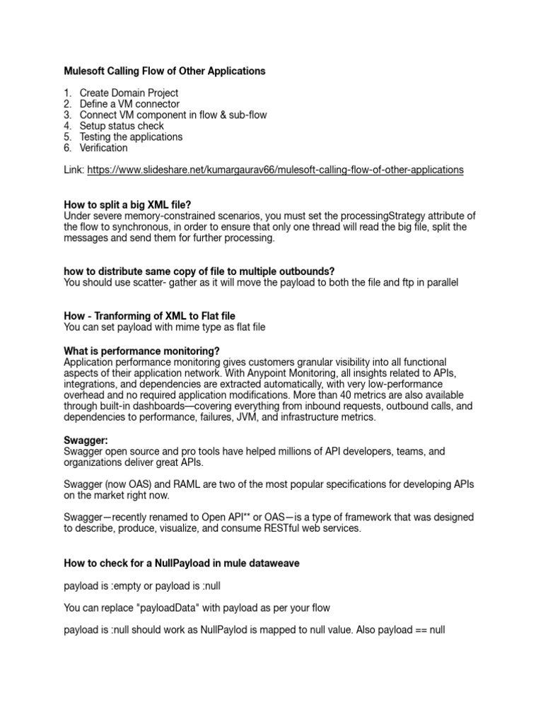 Mulesoft Scenario Questions And Answers Pdf Representational State Transfer Software Engineering
