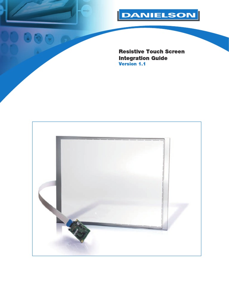 Resistive Touch Screen Design Guide | PDF | Touchscreen | Printed ...