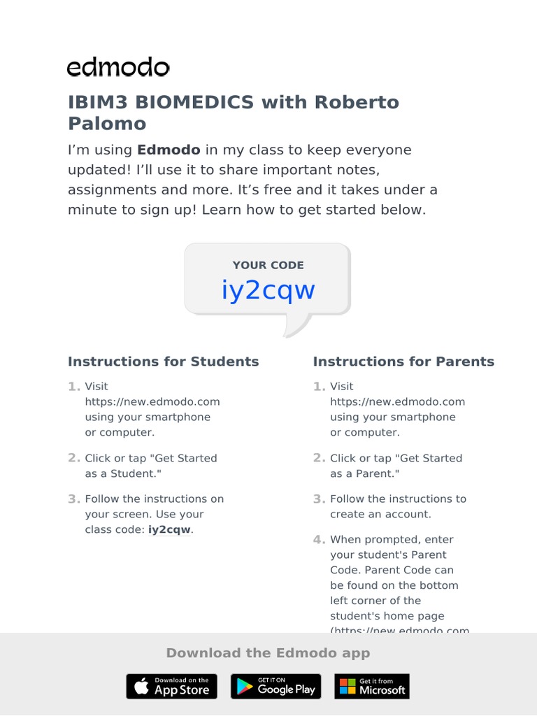 Edmodo Setup Guide for IBIM3 Class | PDF | Career & Growth | Games ...