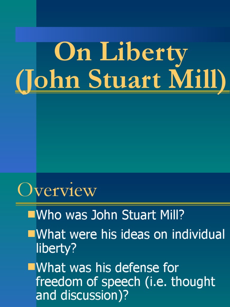 Chapter 2 English PPT On Liberty | PDF | Freedom Of Speech | Liberty