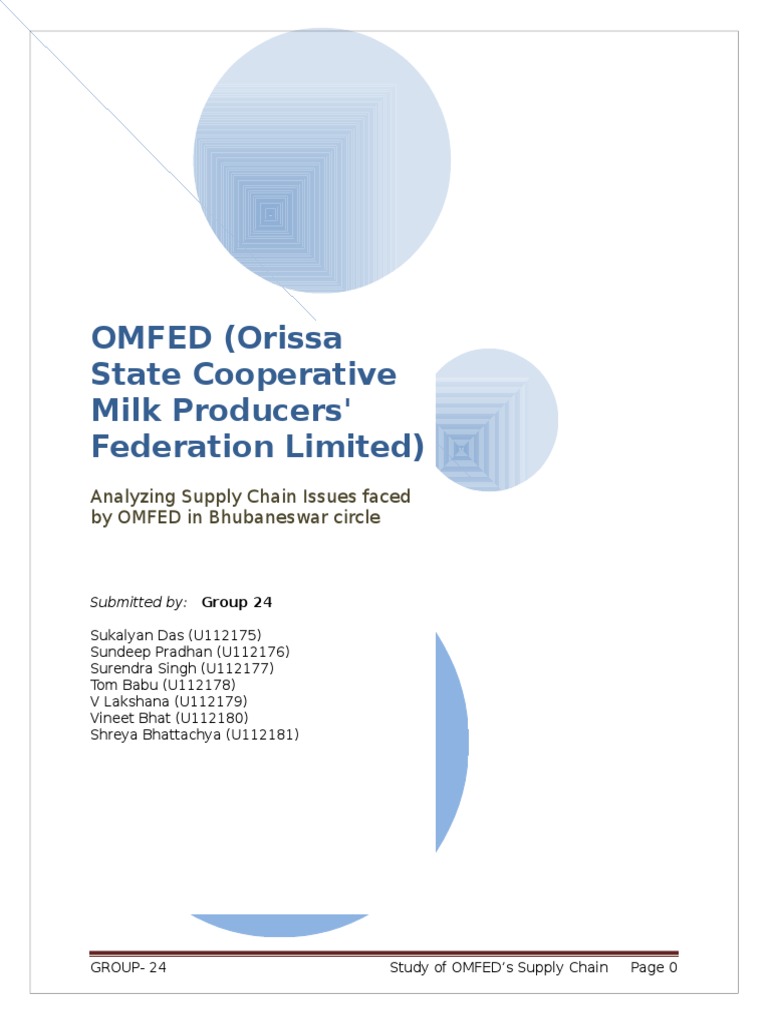 OMFED (Orissa State Cooperative Milk Producers' Federation Limited ...