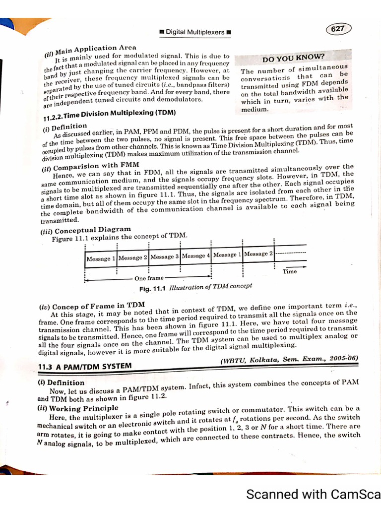 TDM-PAM and TDM-PCM | PDF