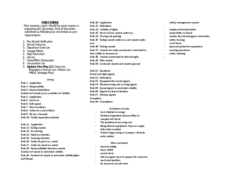 Port Paper | PDF | Water Transport | Shipping
