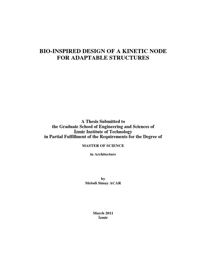 Design of A Kinetic Node | PDF | Sustainability | Life