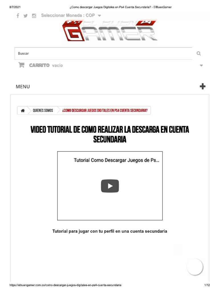 Cuentas Secundaria Juegos Digitales | PDF