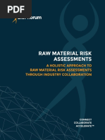 Raw Material Risk Assessment September 2019 | PDF | Risk Assessment ...