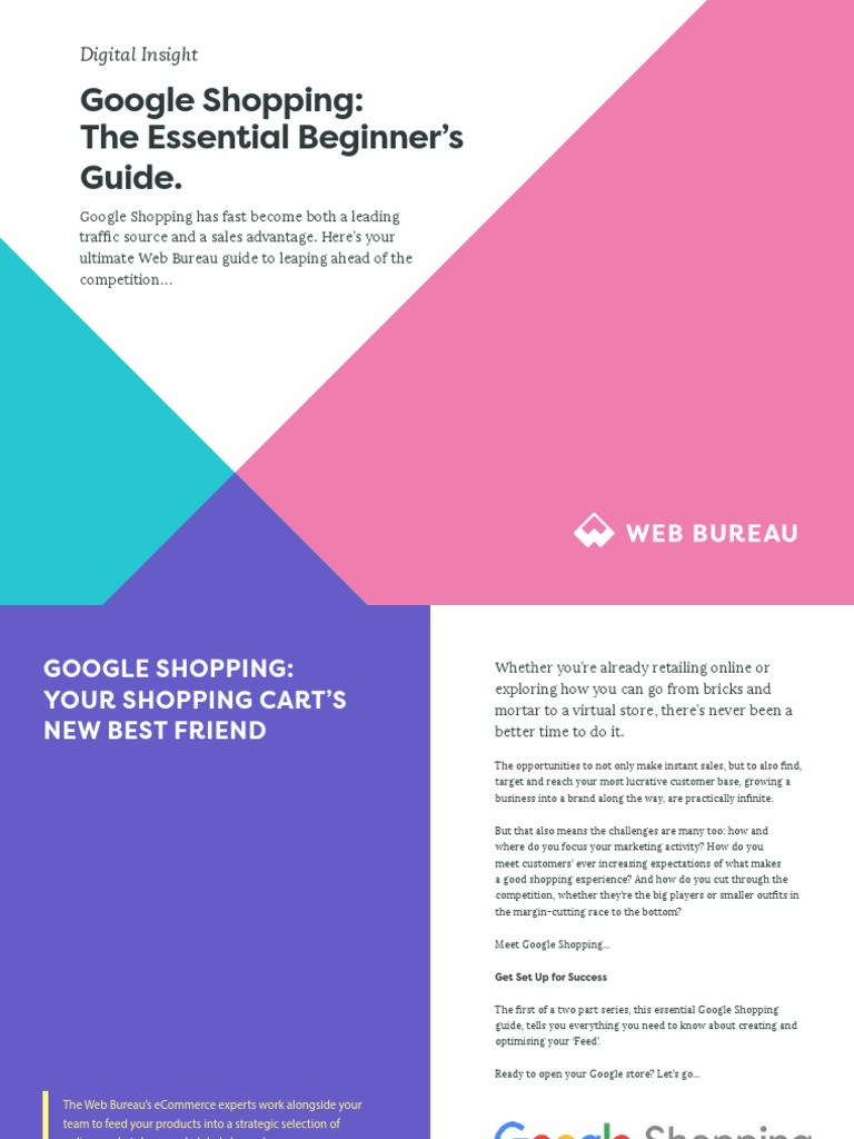 Google Shopping The Essential Beginners Guide | PDF | Search Engine ...