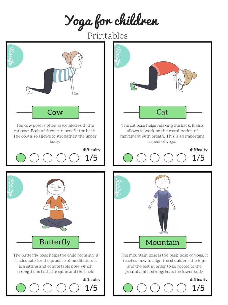 Yoga Poses and Benefits for Children: A Guide to Key Asanas for ...