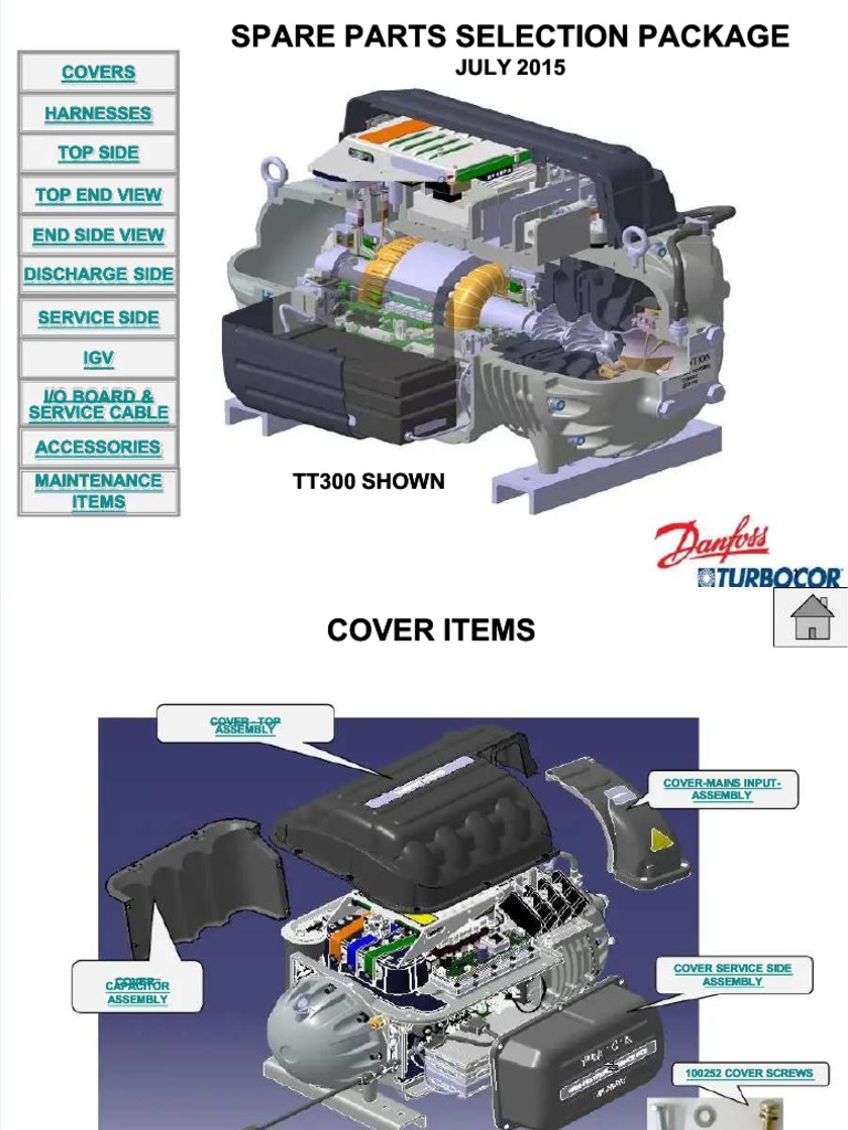 Manual de Partes de Compresores Danfoss | PDF | Power Inverter | Direct ...