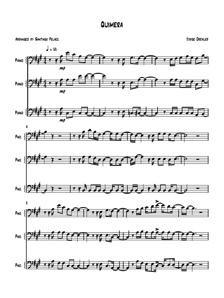 Quimera - Full Score | PDF