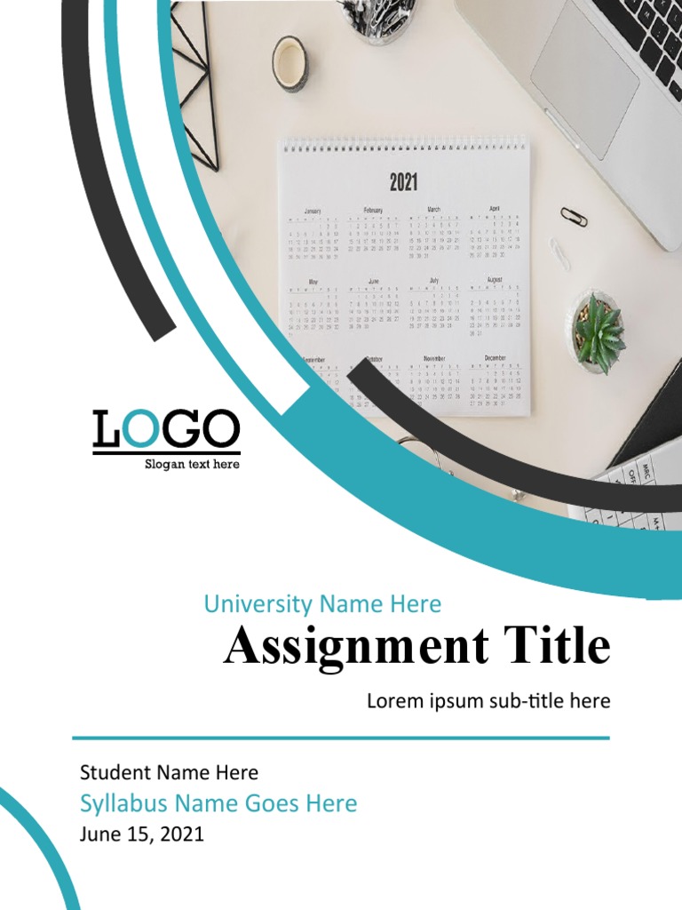 Syllabus Assignment Cover Page Template | PDF