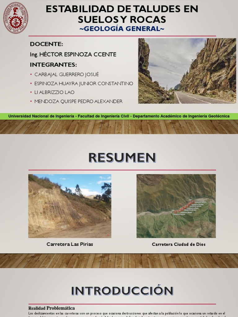 Estabilidad de Taludes en Suelos y Rocas | PDF | Método de elementos ...