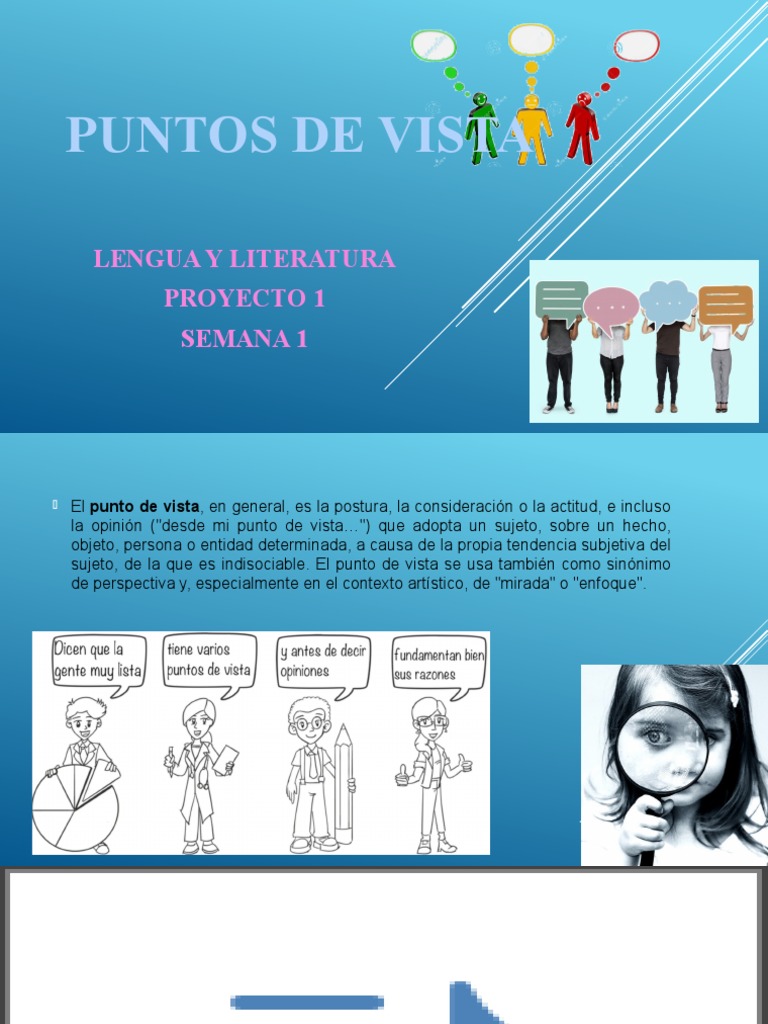 Importancia del Punto de Vista en Literatura | PDF
