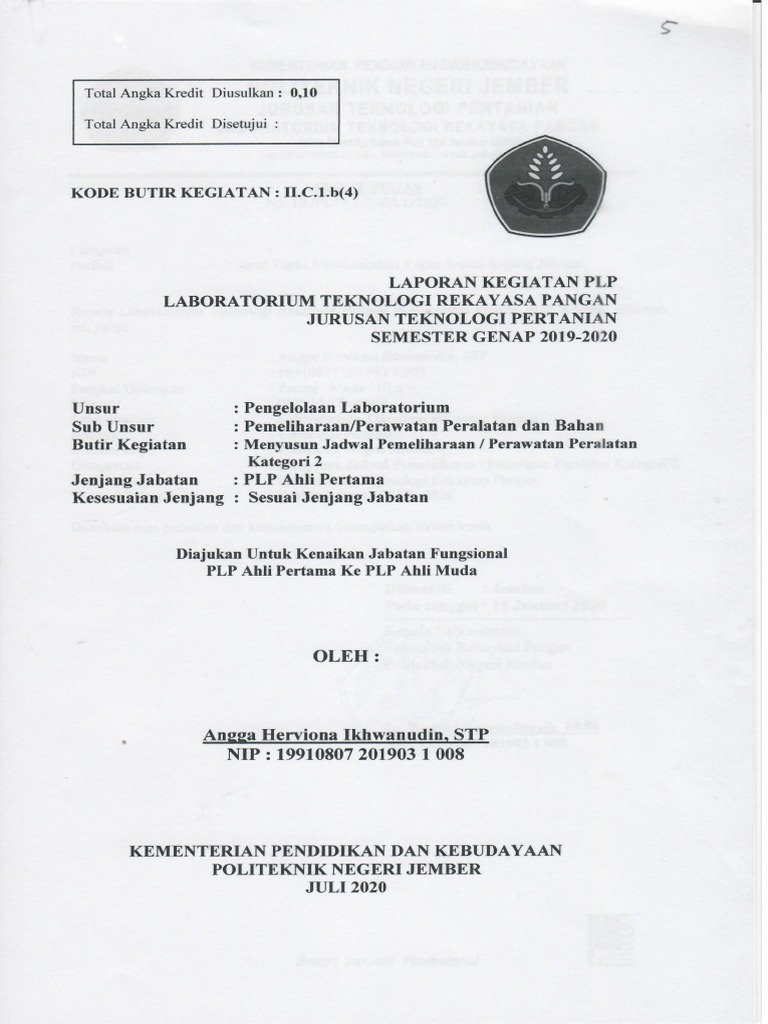 Menyusun Jadwal Pemeliharaan Atau Perawatan Peralatan Kategori 2 Pdf