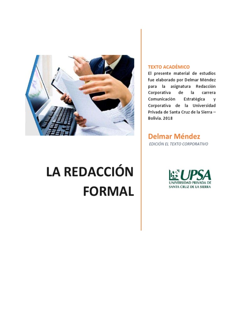 Cap 4. Redaccion Formal | PDF | Documento | Comunicación
