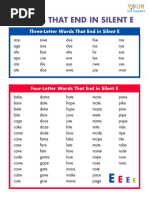 Short e Anchor Chart | PDF