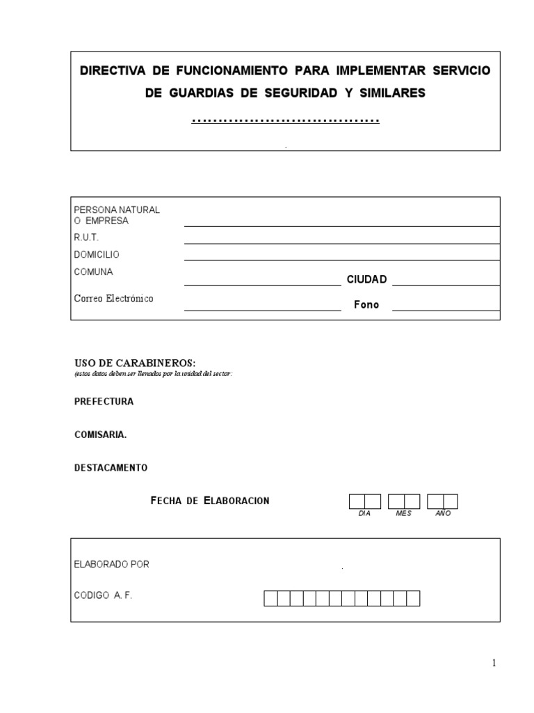 Anexo 1 Directiva de Funcionamiento Modelo | PDF | Science | Tecnología ...