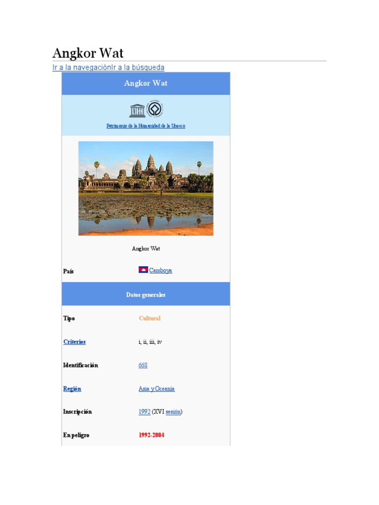 Angkor Wat | PDF | Angkor Wat | Angkor