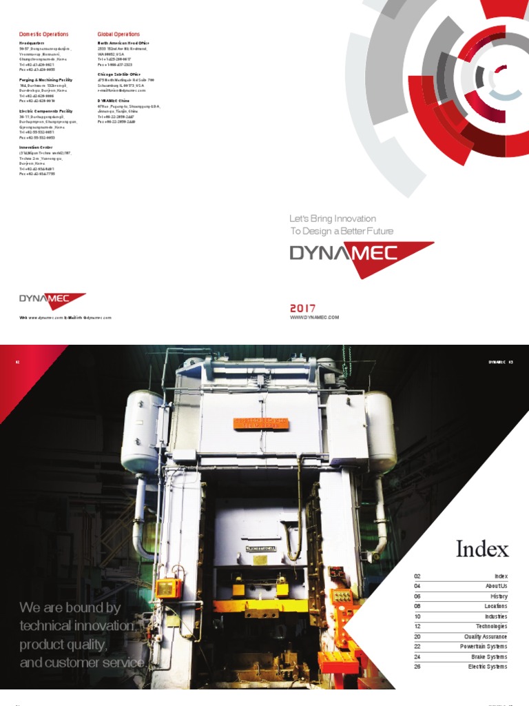 Brochure Eng (Dynamec) | PDF | Electric Motor | Brake