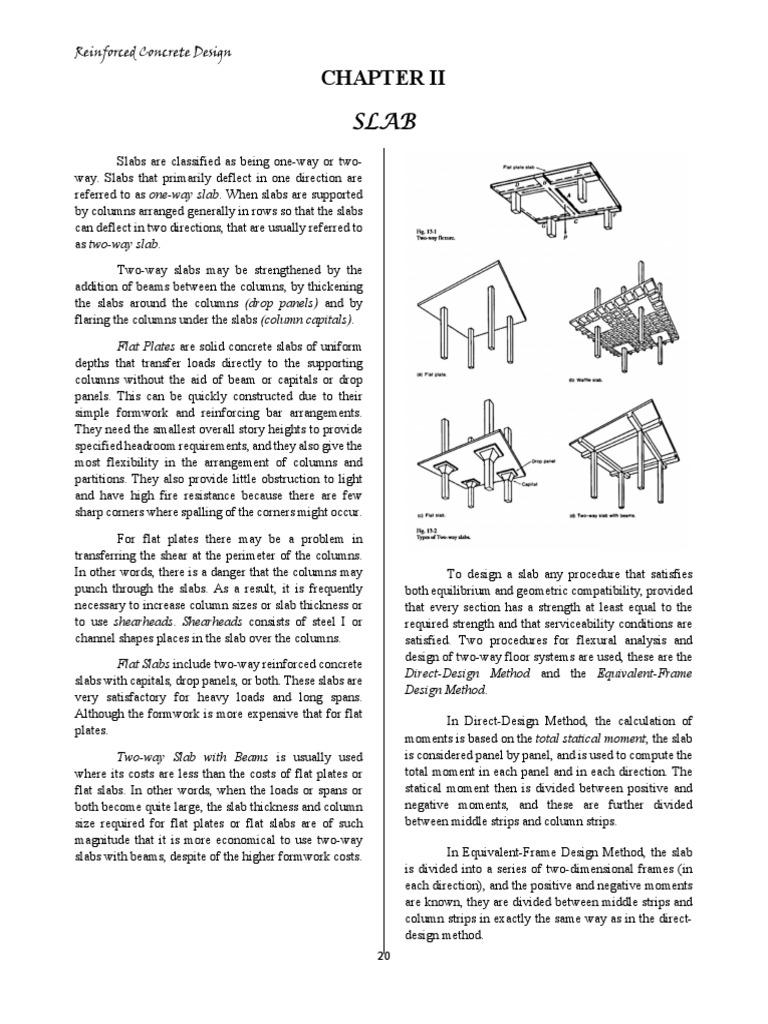 Reinforced Concrete Slab Design | PDF | Beam (Structure) | Column
