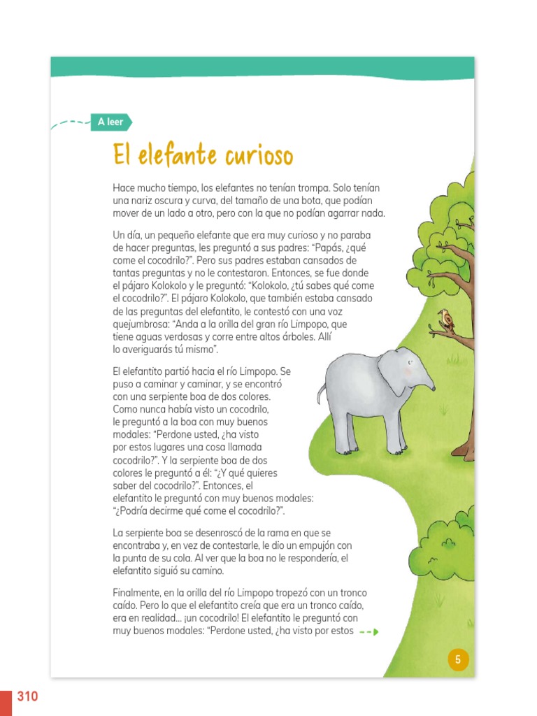 15 3DoKCXYP El Elefante Curioso | PDF | Poesía