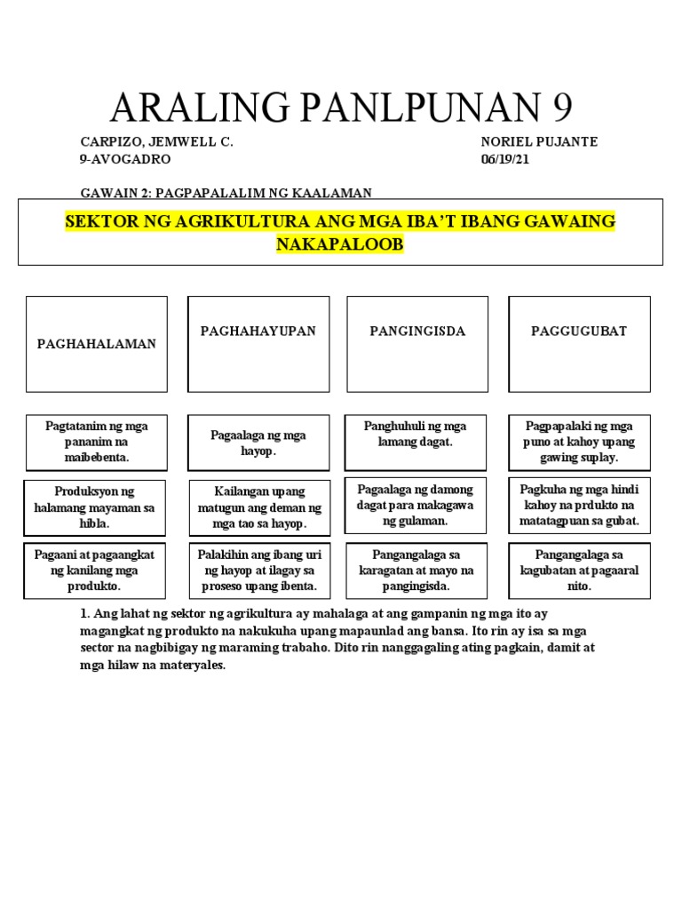 Carpizo Avogadro Ap WK3 QR4 | PDF