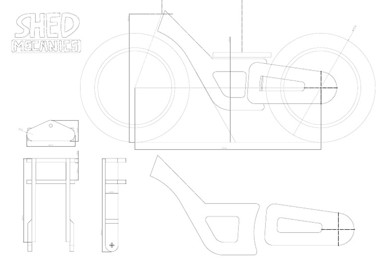 Balance Bike Scale Drawings Shed Mecanics | PDF