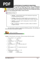 G9 Math Q2 - Week 1 - Types of Variation | PDF | Equations ...