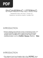 Engineering Lettering Practice Plates | PDF