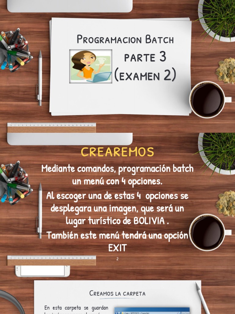Menú Interactivo en Batch para Imágenes | PDF | Juegos y actividades ...