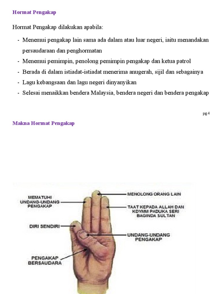 Hormat Pengakap, Cogan Kata | PDF