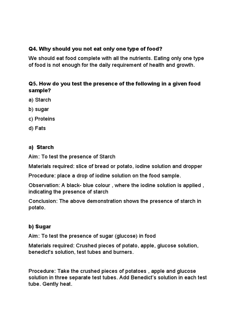 Part 2 Notes of Components of Food | Download Free PDF | Malnutrition ...