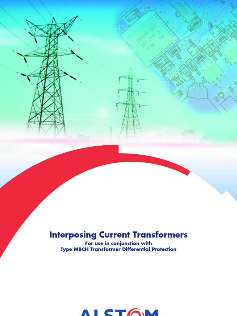 Interposing Current Transformers: For Use in Conjunction With Type MBCH ...