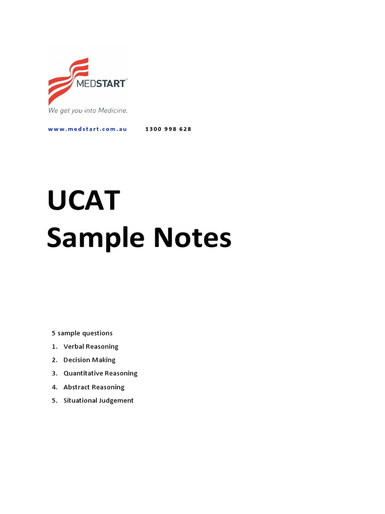 UCAT Exam Questions 5 1 | PDF | Comet | Bodies Of The Solar System