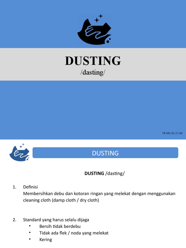 Dusting | PDF