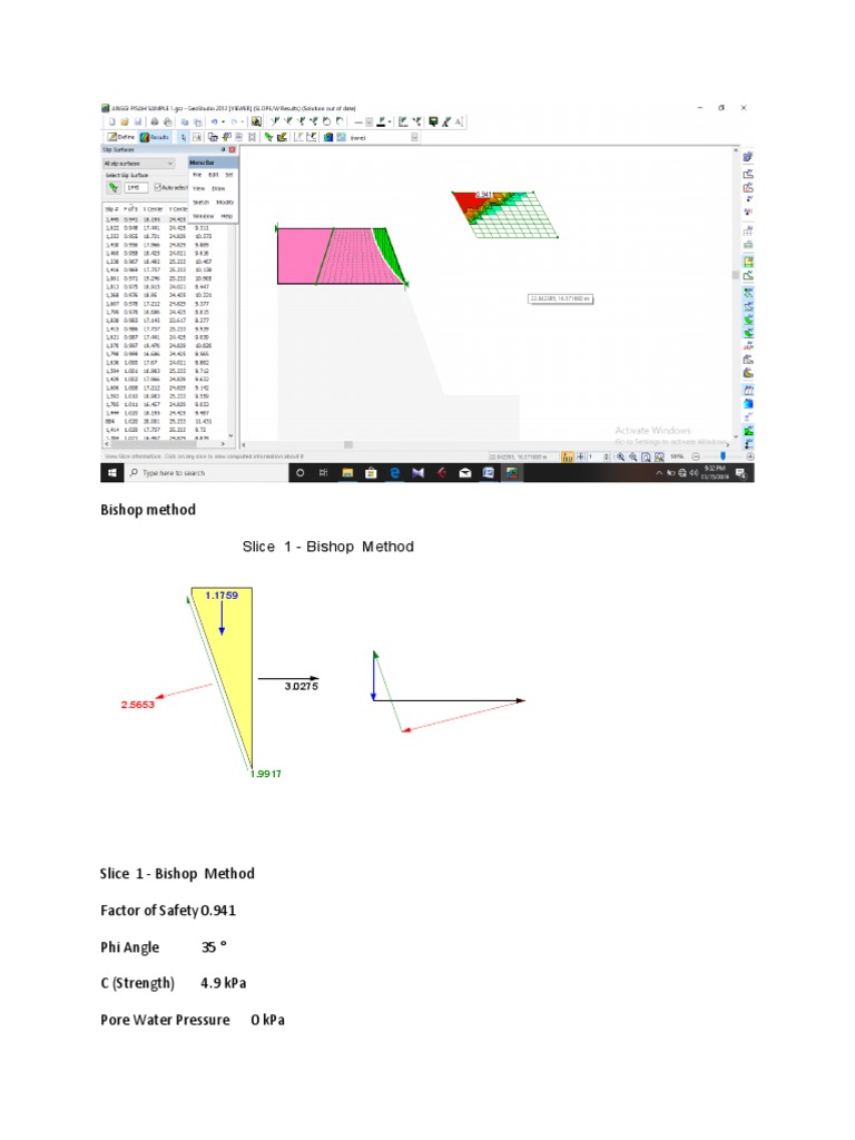 Bishop Method | PDF | Shear Stress | Stress (Mechanics)