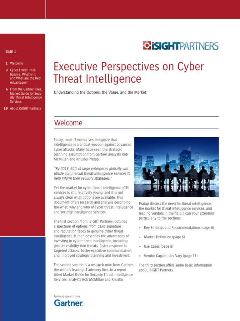 Gartner CTI | PDF | Computer Security | Security