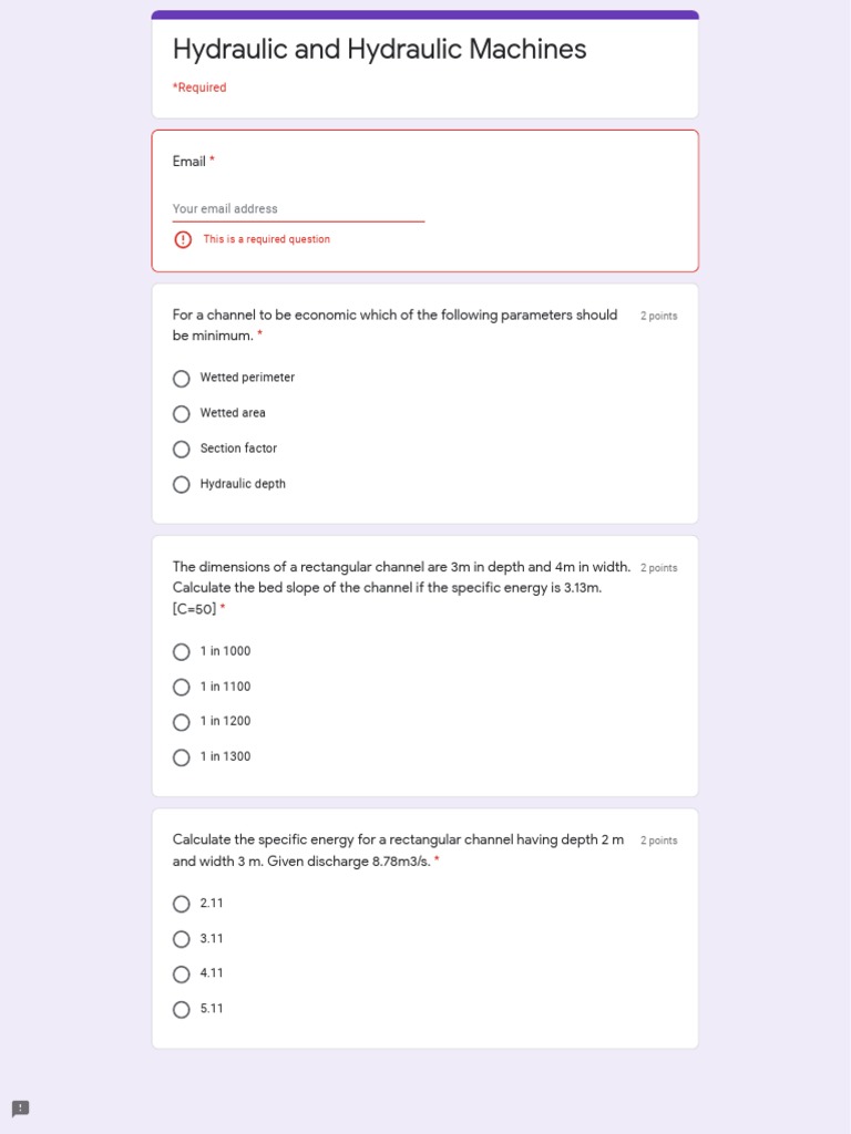 Hydraulic and Hydraulic Machines | PDF | Reynolds Number | Fluid Dynamics