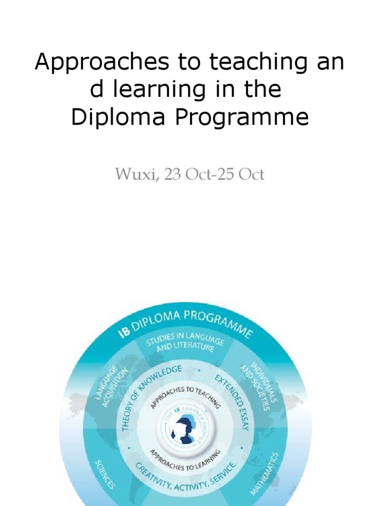 Approaches To Teaching An D Learning in The Diploma Programme | PDF ...