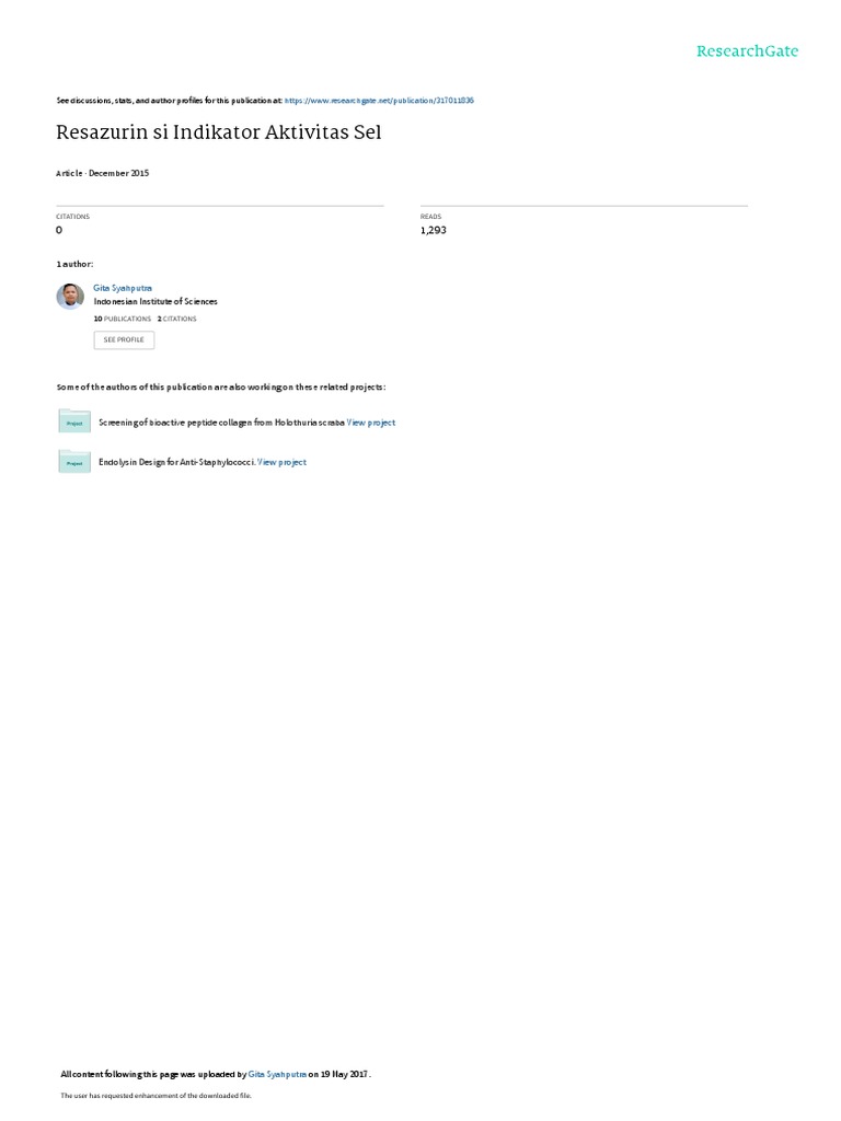 Biotrends Resazurin | PDF