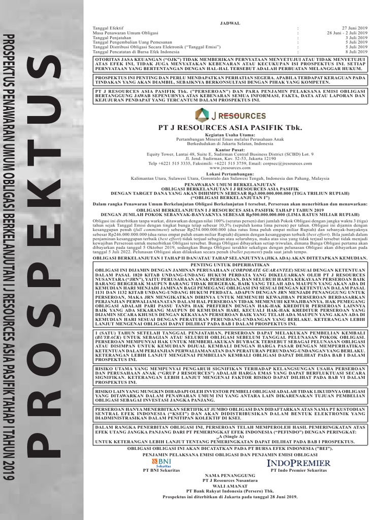 JRAP Prospektus | PDF