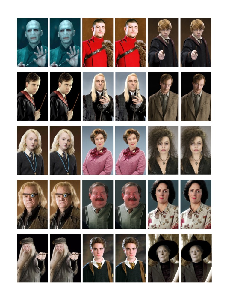 Harry Potter Guess Who Template | PDF