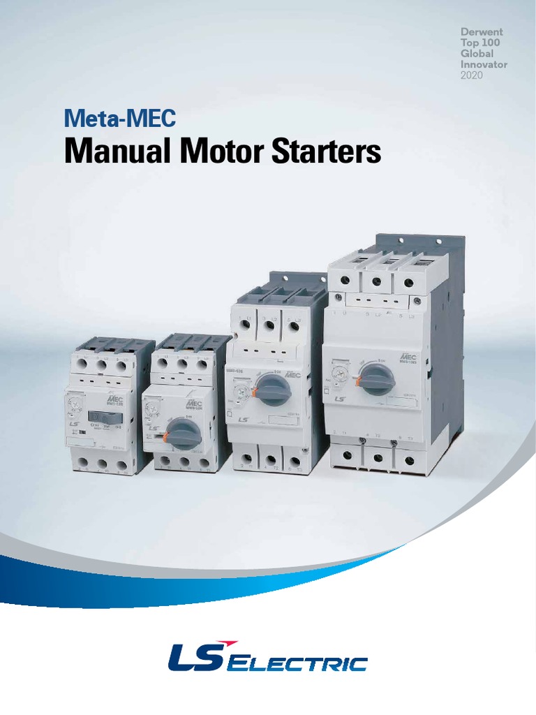 LS Meta-MEC Manual Motor Starters | PDF | Mains Electricity | Metrology