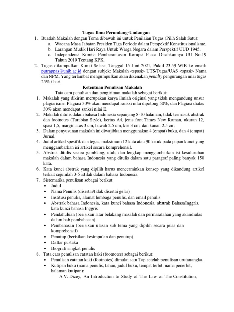 Tugas HTN 2021 | PDF