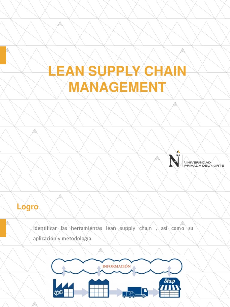 Lean Supply Chain | PDF | Lean Manufacturing | Producción y fabricación