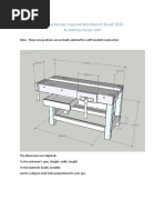 Simple Workbench Plans - Construct101 | PDF | Crafts | Wood