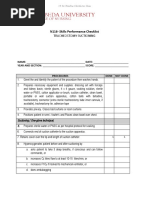 Colostomy Care Checklist | PDF | Self-Improvement