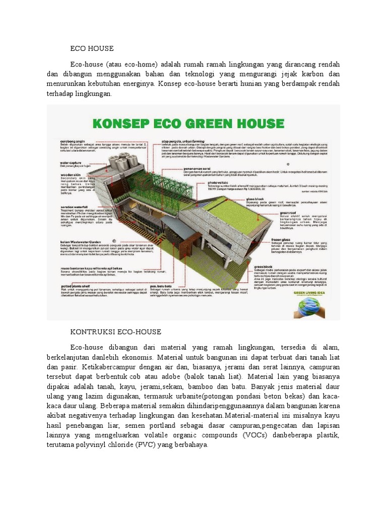 Desain dan Konstruksi Eco House | PDF