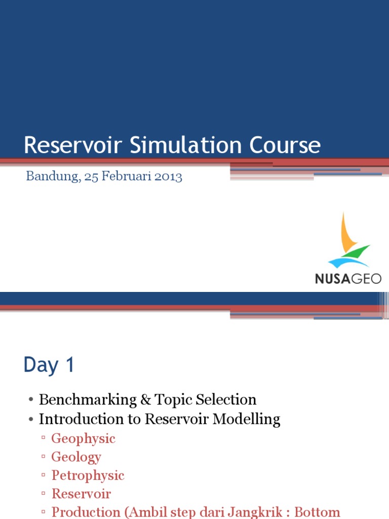 Advance Reservoir Simulation Course | PDF | Petroleum Reservoir | Science