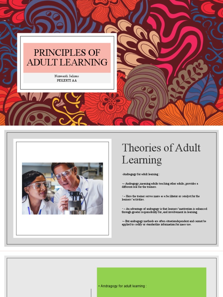Principles of Adult Learning | PDF | Adult Education ...